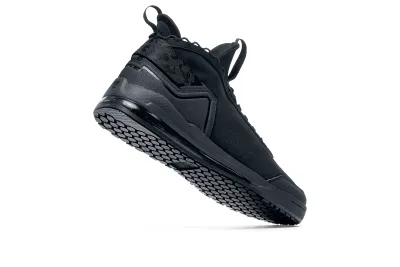 Shoes For Crews® Tigon II-Black Non-Slip Work High-Top Sneaker