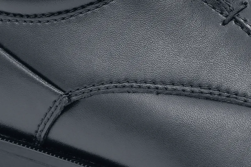 Dockers Partner II Men's Black Slip-Resistant Leather Dress Shoes