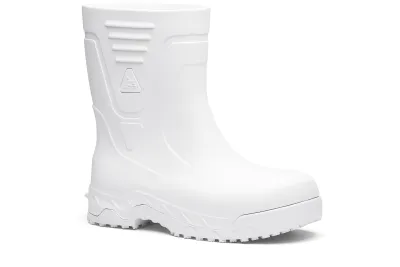 Bullfrog Pro II White Soft Toe Slip-Resistant Work Boots | Shoes For Crews