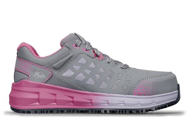 Aster: Gray Aluminum Toe Athletic Work Shoes | ACE | Shoes For Crews