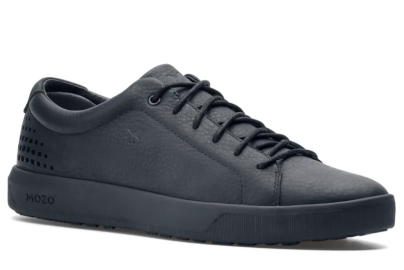 MOZO Finn II Black Men's Slip-Resistant Chef Shoes | Shoes For Crews