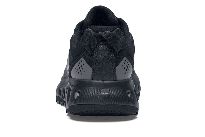 Springer Leather Highly Cushioned Black Non-Slip Shoes for Men