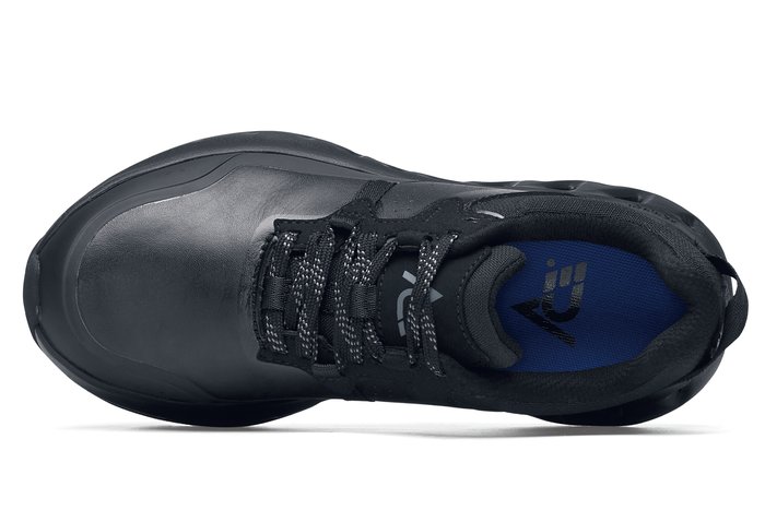 Springer Leather Highly Cushioned Black Non-Slip Shoes for Men