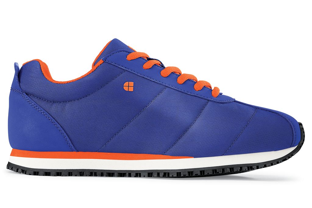 Avery - Blue/Orange - Women's Non-Slip Athletic Work Shoe - Shoes For Crews
