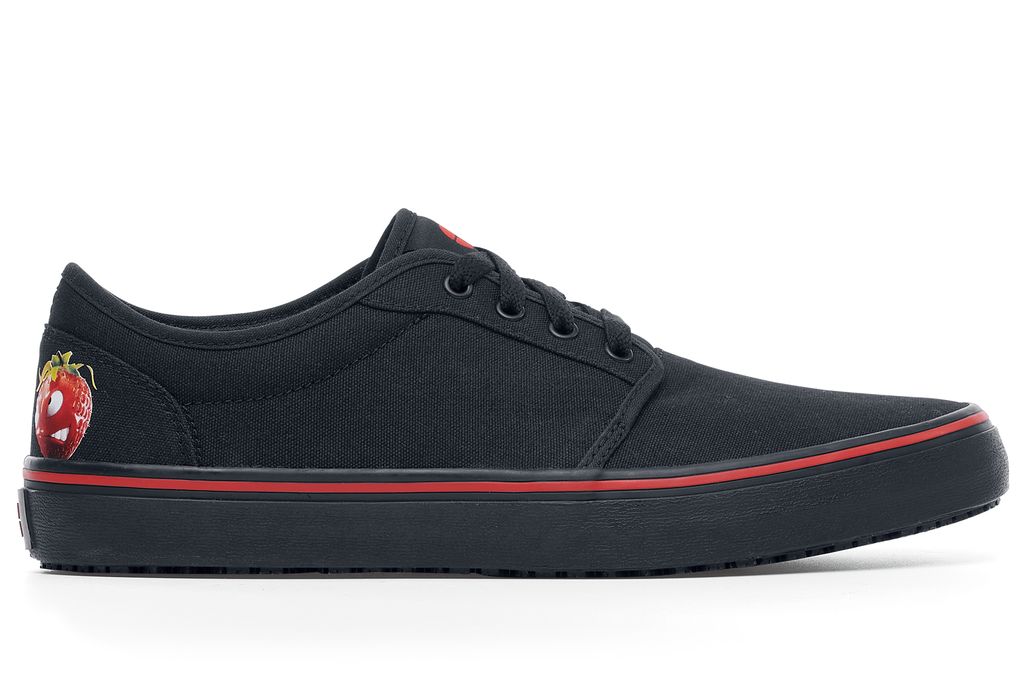 Merlin - Casual Canvas Black Slip-Resistant Work Shoes for Women and ...