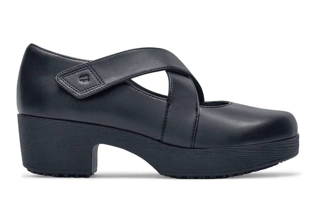 Galla: Women's Black Slip-Resistant Dress Heels | Shoes For Crews