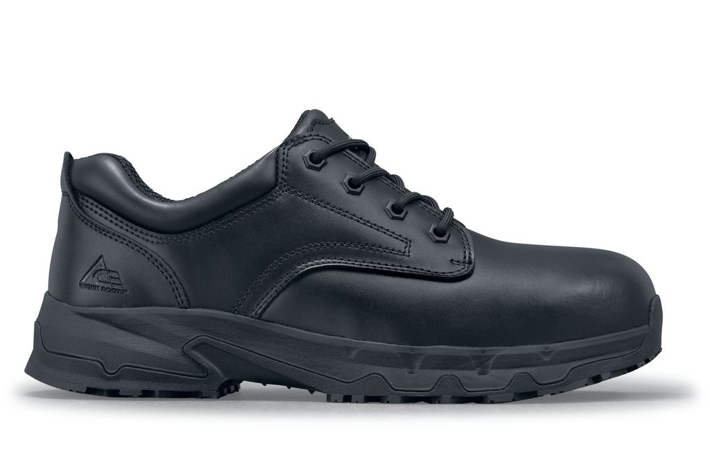 Axe - Aluminum Toe - Durable Slip-Resistant Black Leather Work Boots by ...